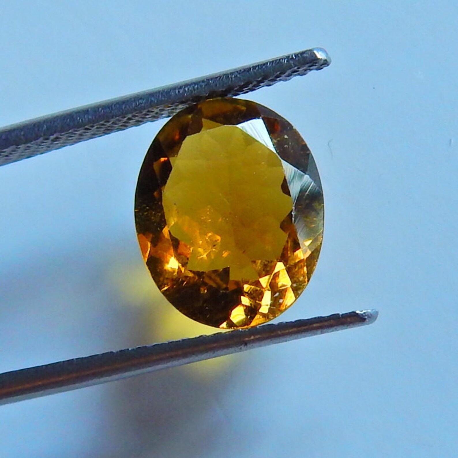 2.20 Ct. I.G.I. Certified Bright Yellow Tourmaline. Unheated - Etsy