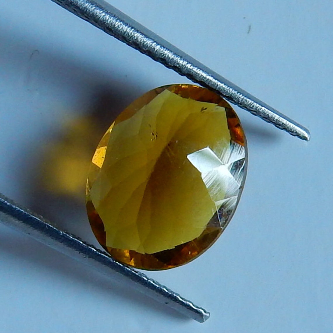 2.20 Ct. I.G.I. Certified Bright Yellow Tourmaline. Unheated - Etsy