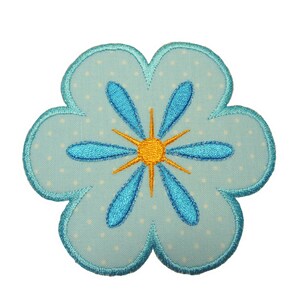 Periwinkle Flower Applique Machine Embroidery Design Pattern - Etsy