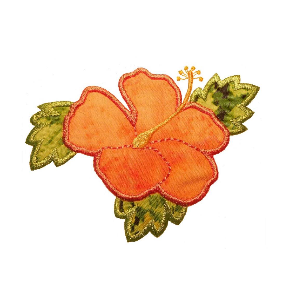 Hibiscus Flower Applique Machine Embroidery Design Pattern in | Etsy