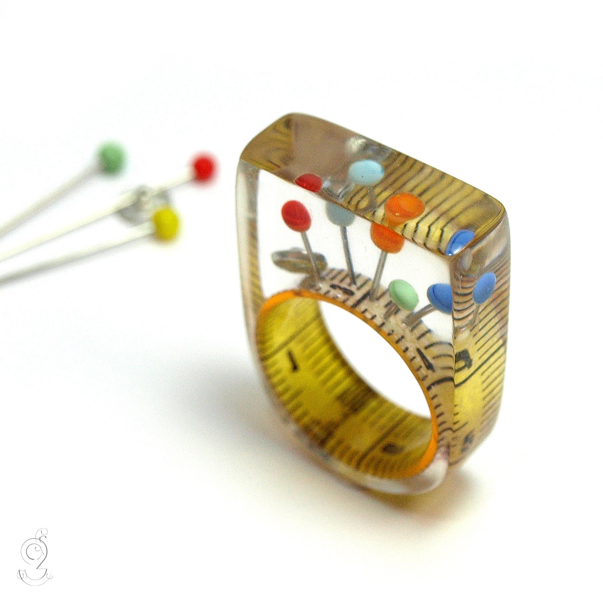 Sewing Basket – Extraordinary Sewing Supplies Ring With Measuring Tape ...