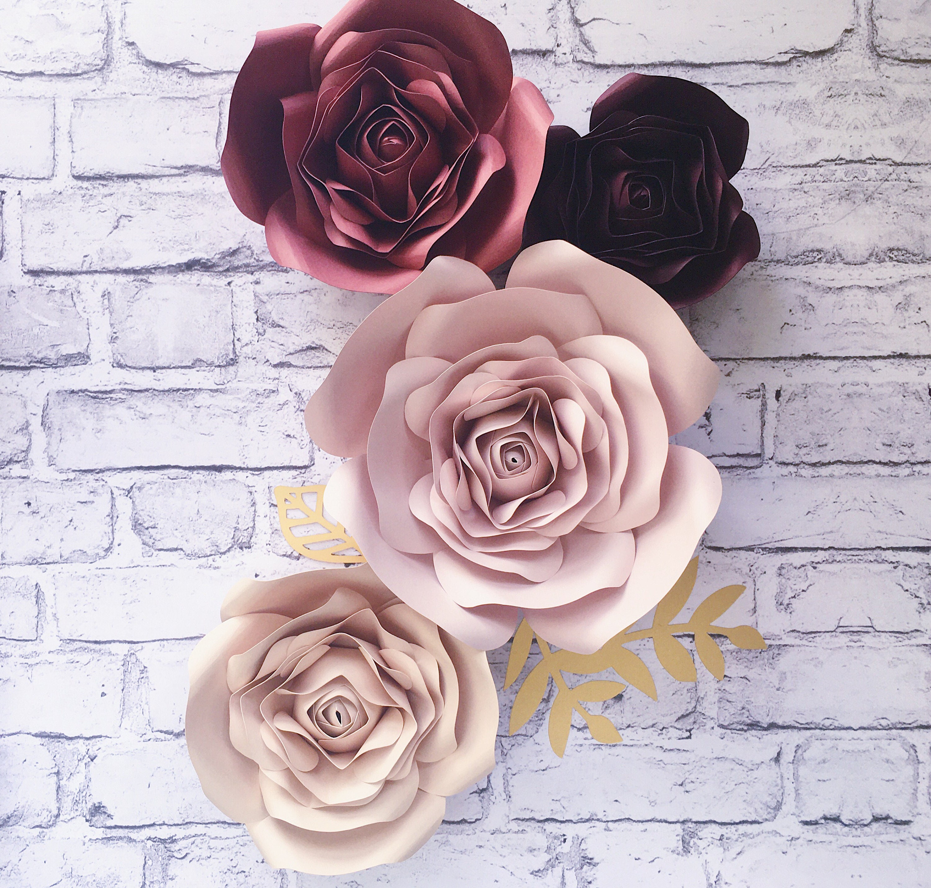 GIANT PAPER FLOWERS Wall Decor - Etsy