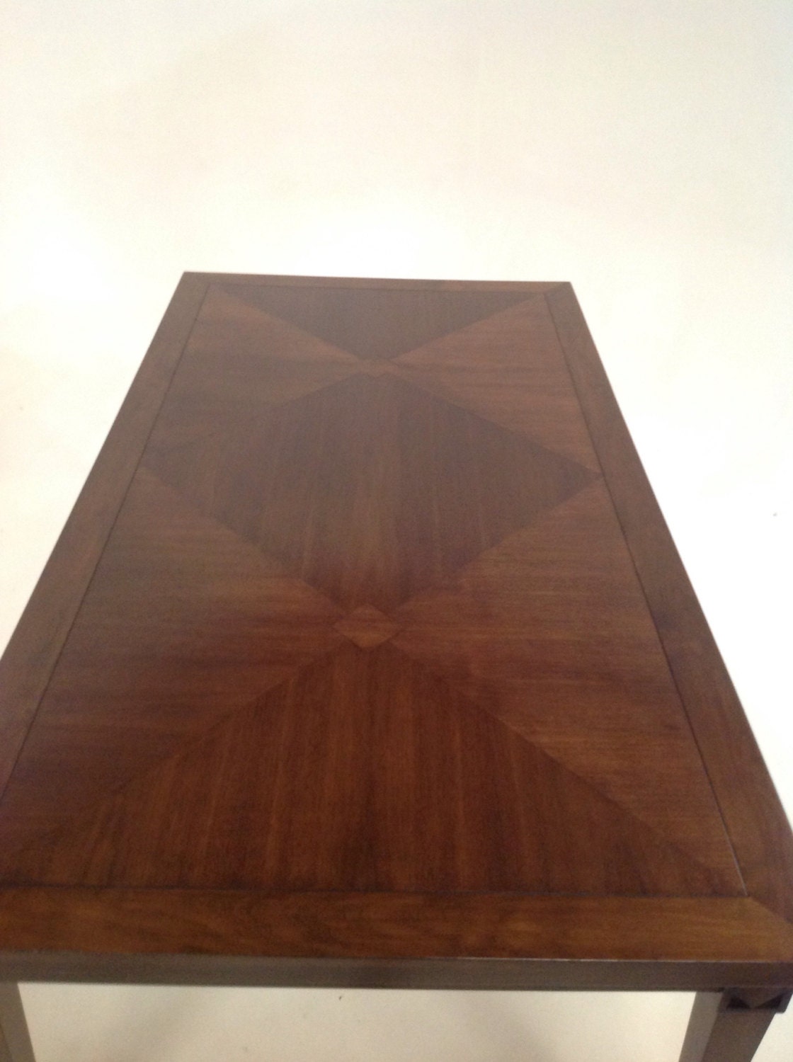 Modern Rectangle Walnut Dining Table - Etsy