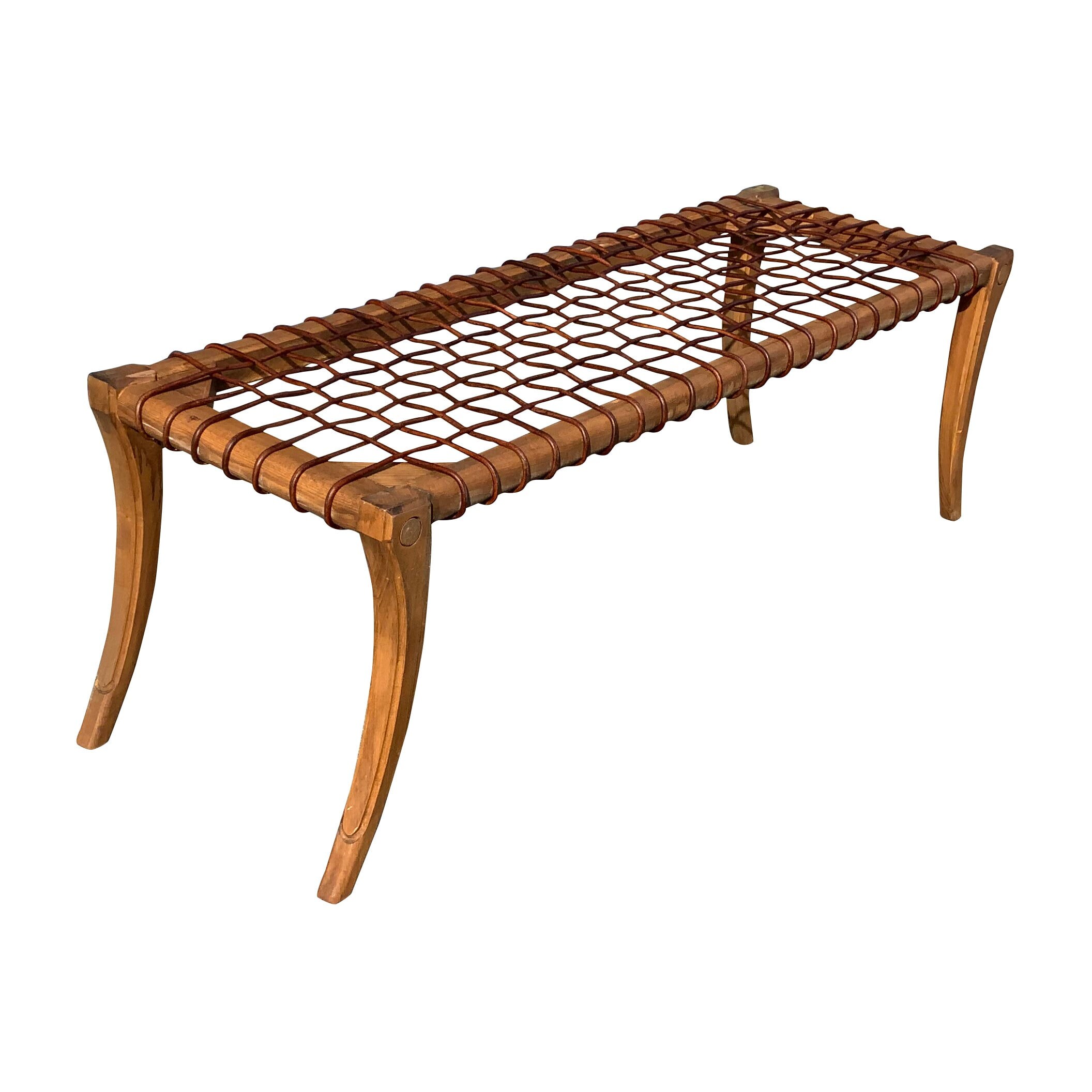 Modern Mid Century Klismos Bench - Etsy