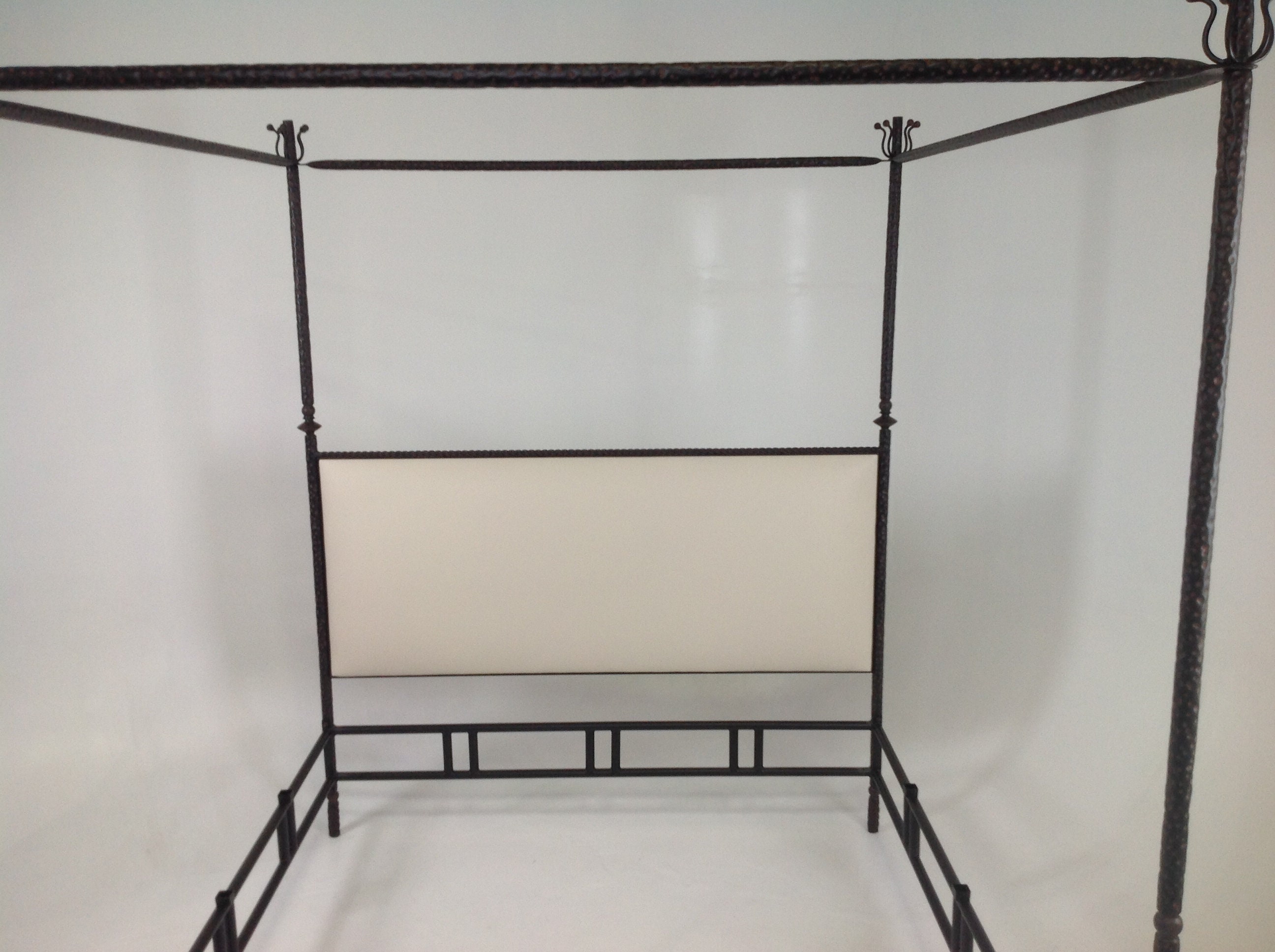 Tuscan Style Iron Canopy Queen Bed - Etsy