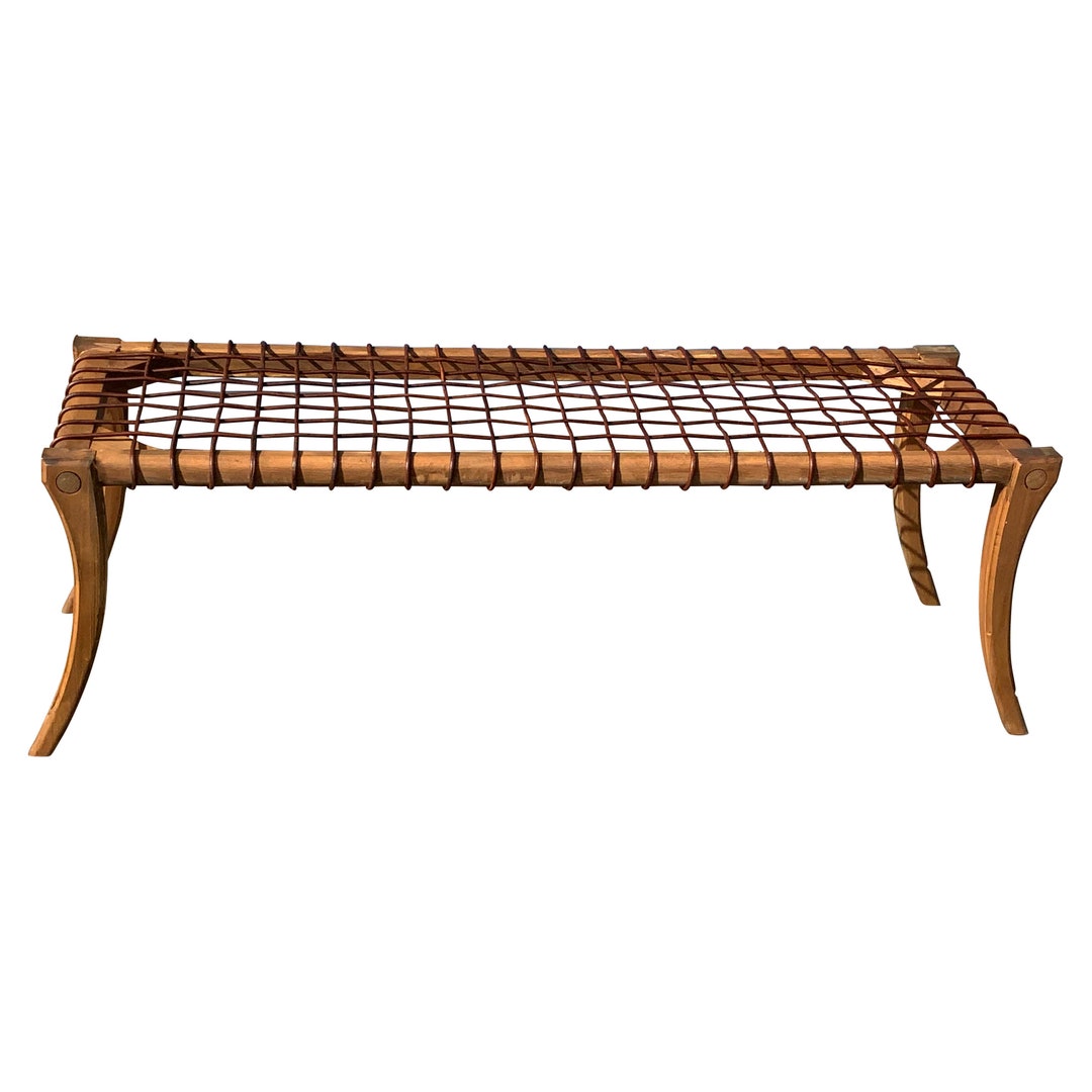 Modern Mid Century Klismos Bench - Etsy