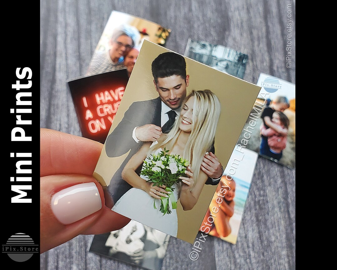 Custom Mini Photo Prints: Wallet Size Prints - Etsy