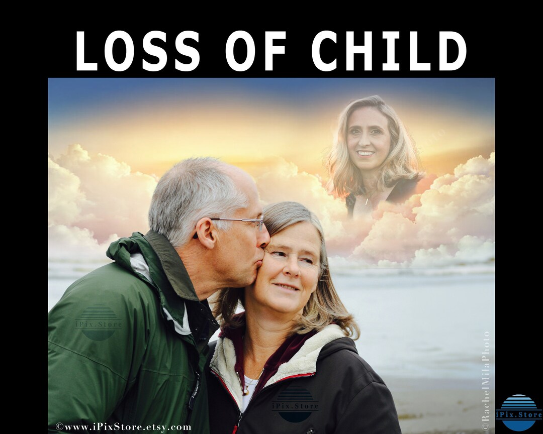 Loss of Child Custom Memorial 5"x7" Photo Gift, Helps Heal Baby Loss ...