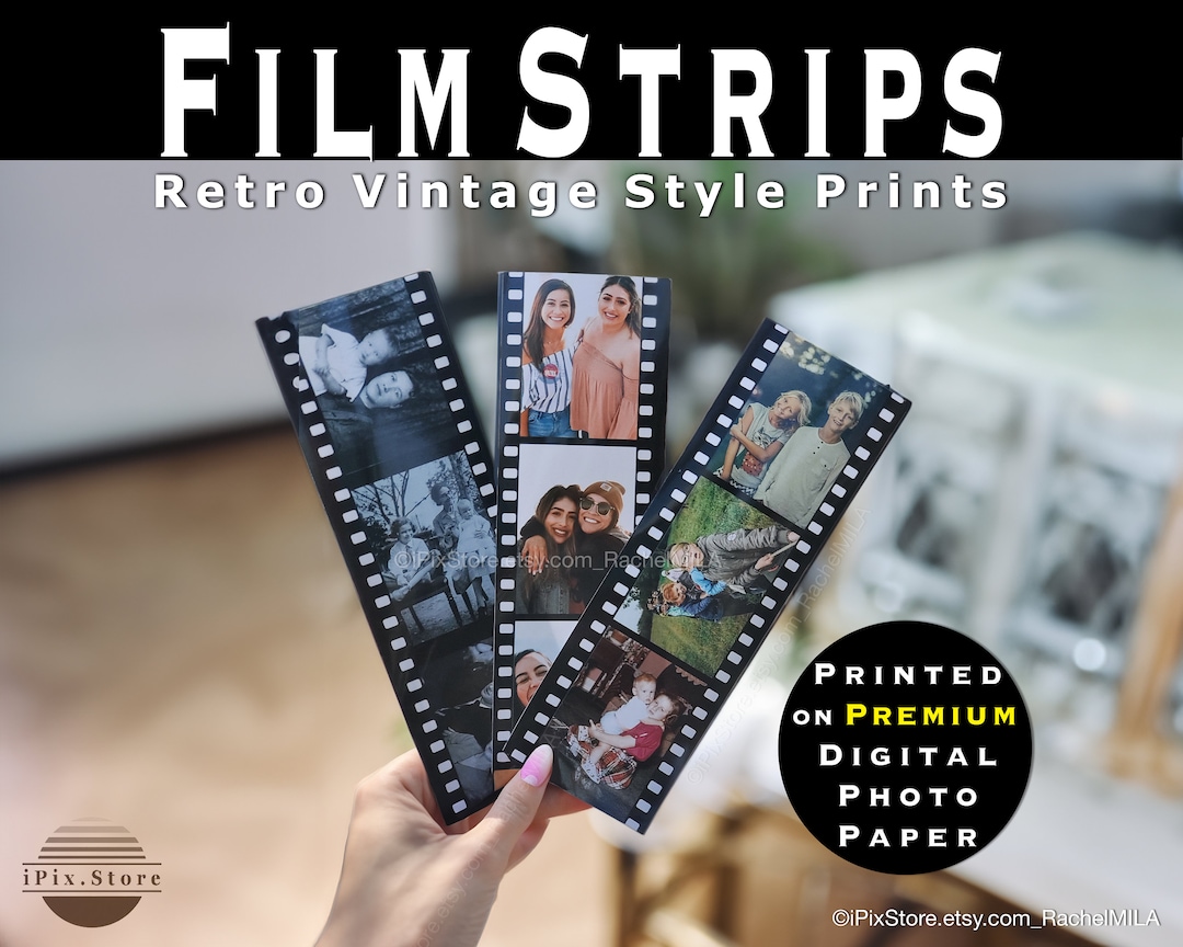 Custom Retro Photo Booth Film Strips: Personalized Glossy Prints - Etsy