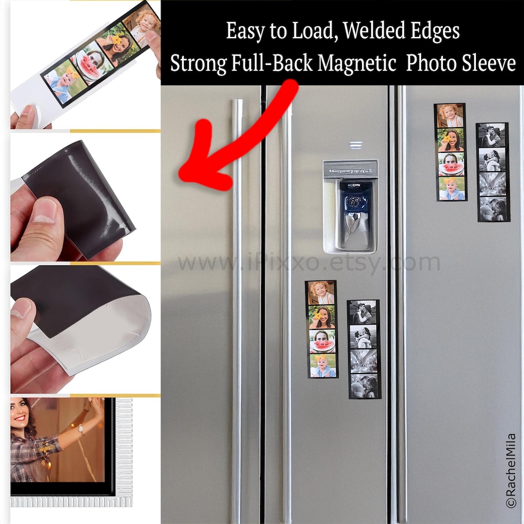 Photo Booth Magnet, Photo Print With Protective Full Magnetic Back ...