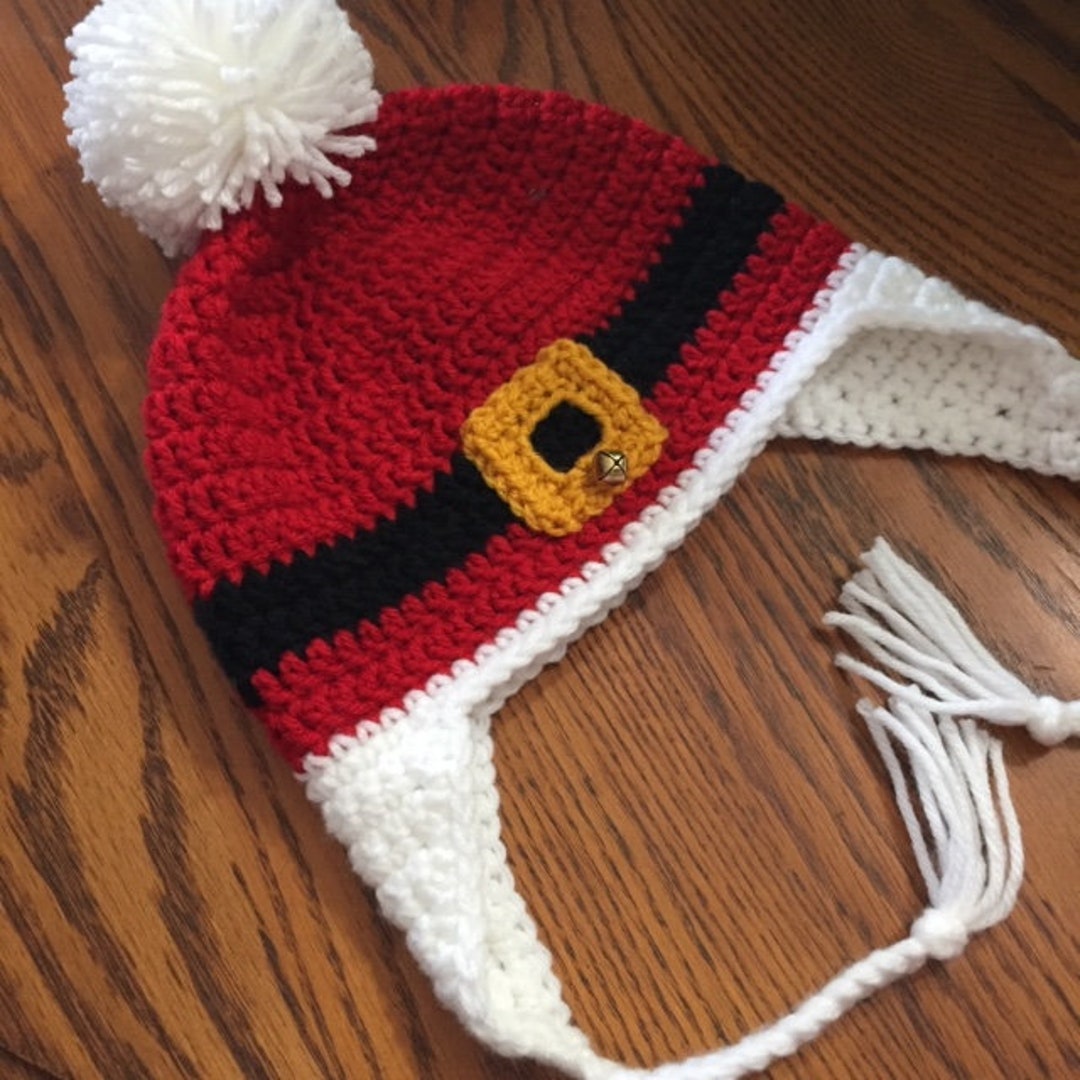 6-12mo Santa Suit Hat Crochet Santa Hat Winter Hat Santa - Etsy