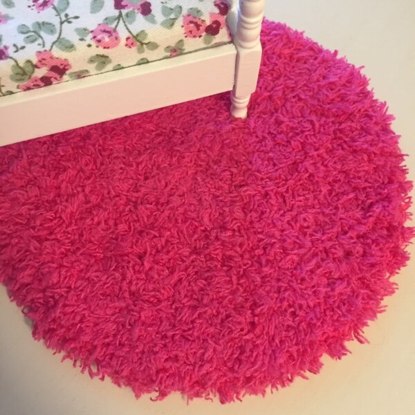 Pink Dollhouse Rug - Etsy
