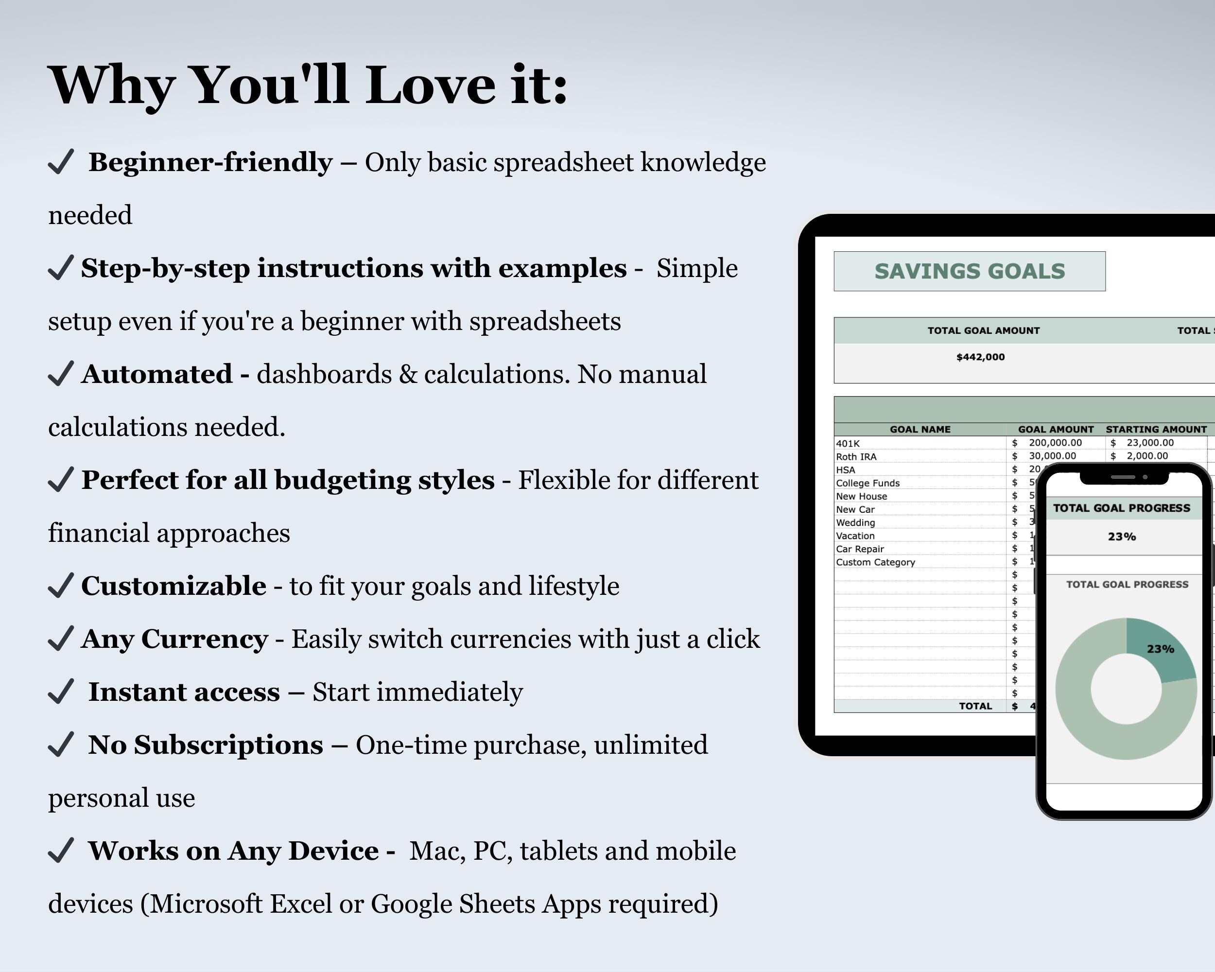 Couples Budget Planner Excel Template Family Budget Spreadsheet Google ...