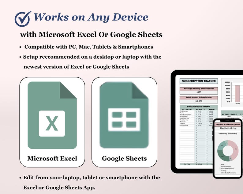 Simple Budget Spreadsheet Excel Template Google Sheets Budget Planner ...