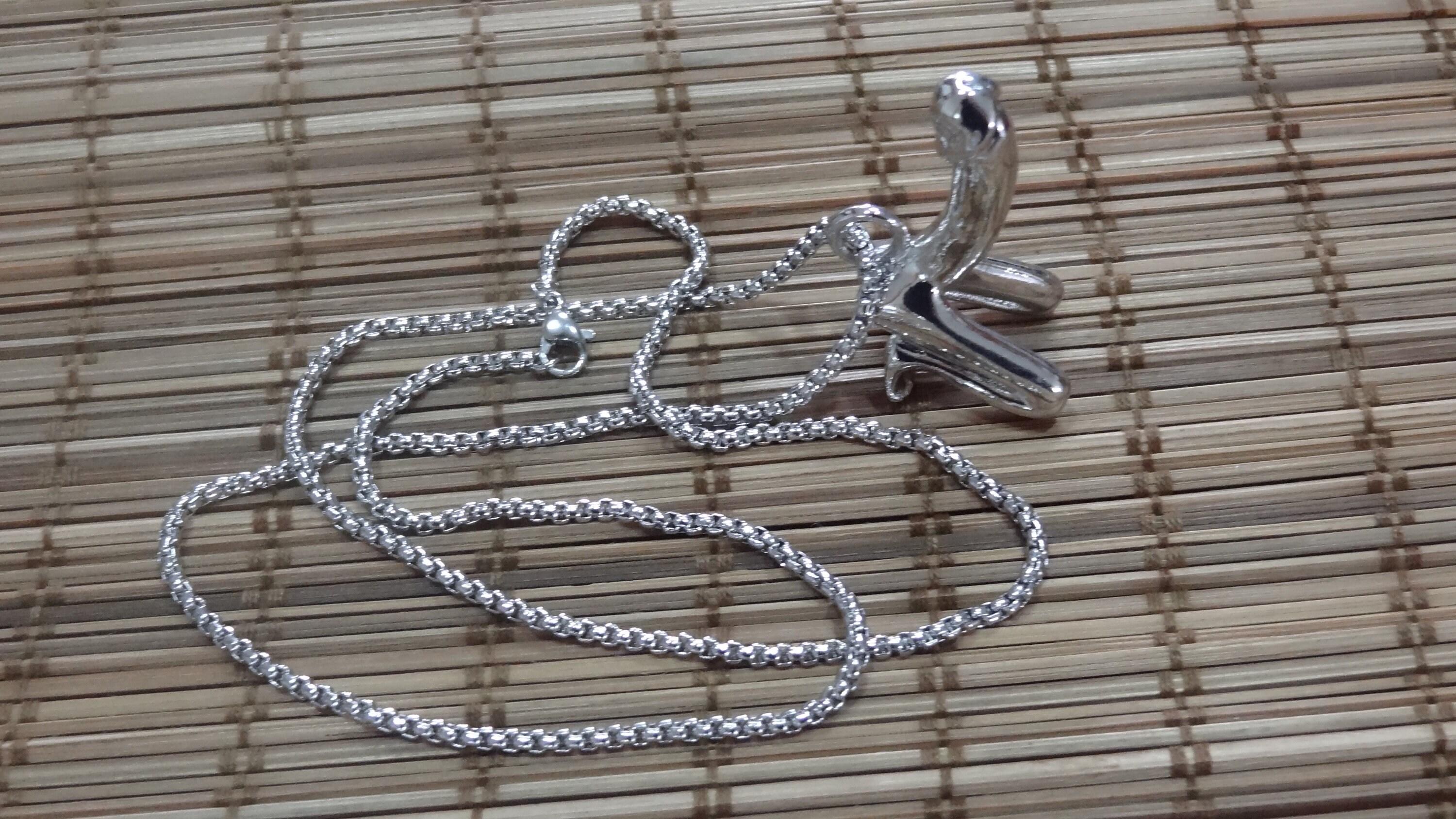 1911-10 Silver-plated Phallic Pendant Phallus Phallic Phallic Erotic ...