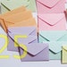 64 Very Tiny Envelopes 2 X 3 Cm Miniature, Very Small, Super Tiny ...