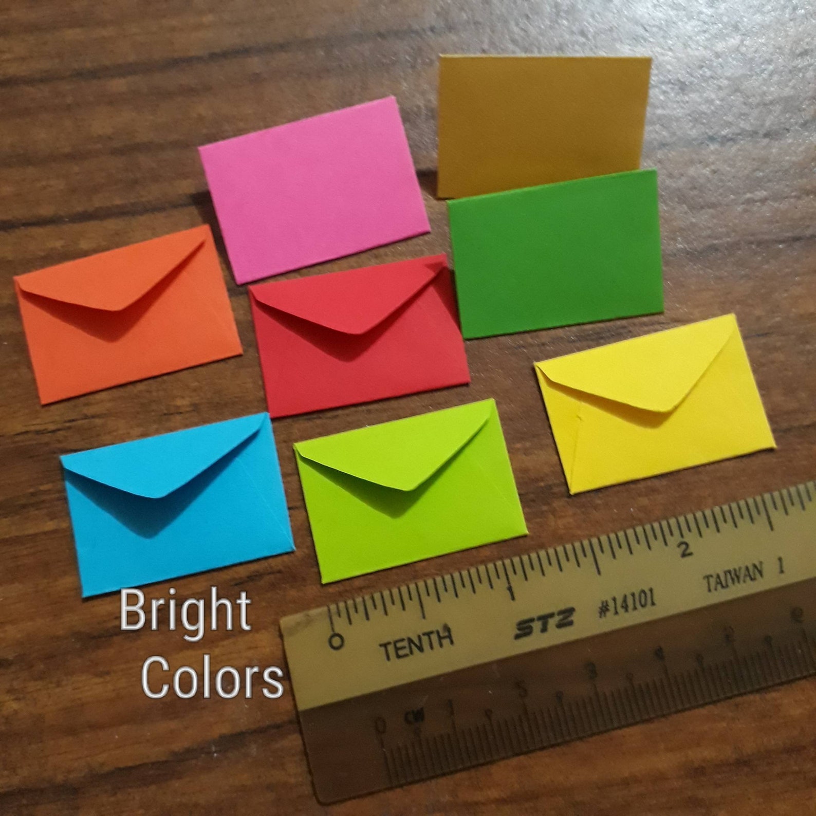64 Very TINY Envelopes [2 X 3 Cm] Miniature, Very Small, Super TINY ...