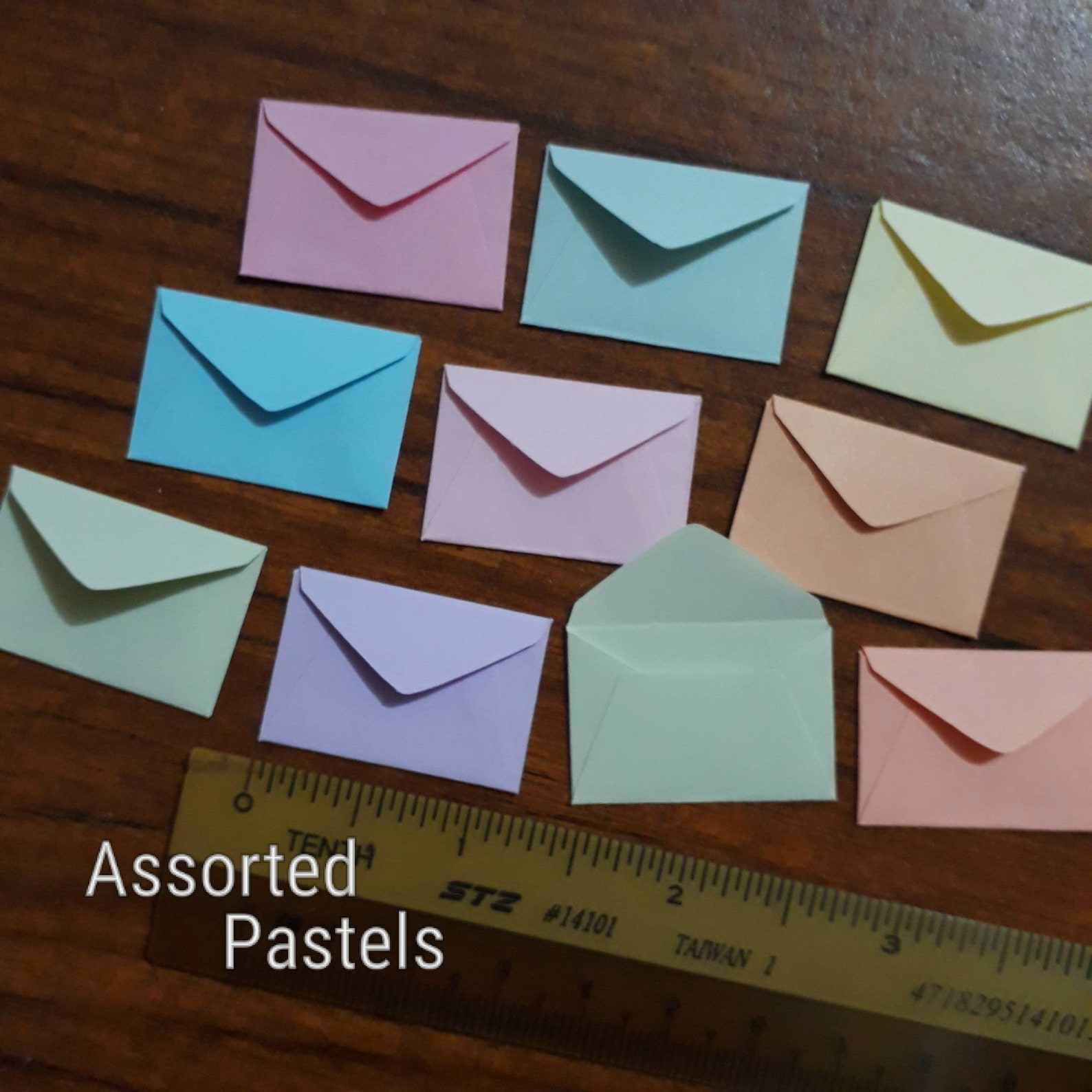 64 Very TINY Envelopes [2 X 3 Cm] Miniature, Very Small, Super TINY ...