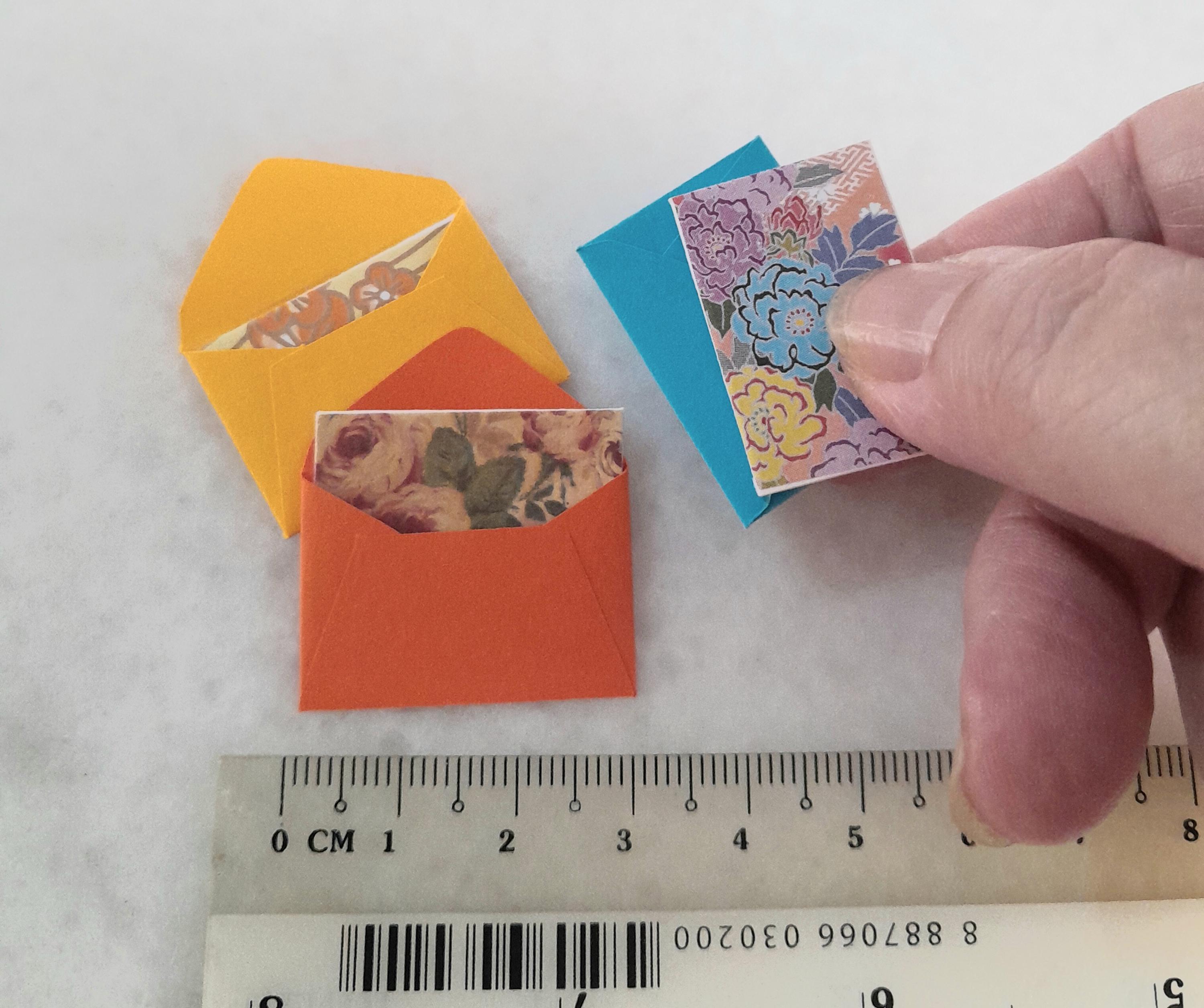 32 Very Tiny Envelopes [2 X 3 Cm] Miniature, Very Small, Super Tiny ...