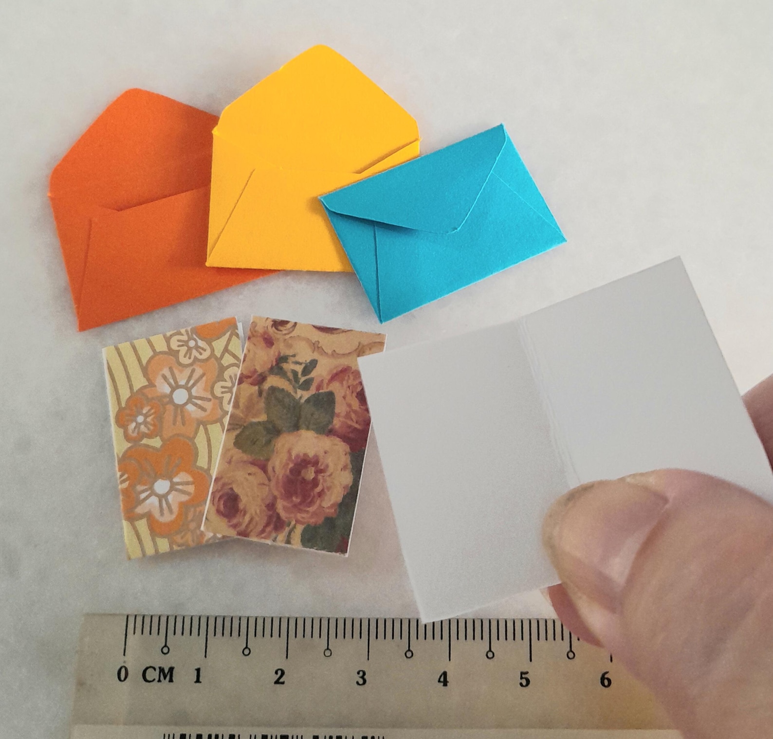 32 Very Tiny Envelopes 2 X 3 Cm Miniature, Very Small, Super Tiny ...