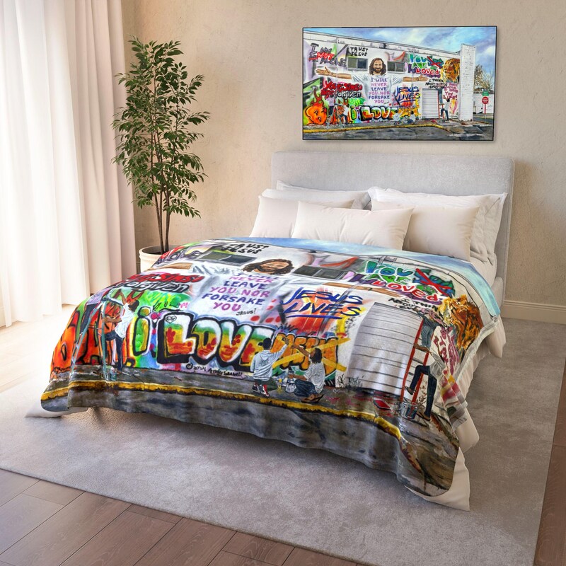 Graffiti Jesus Painting - Etsy