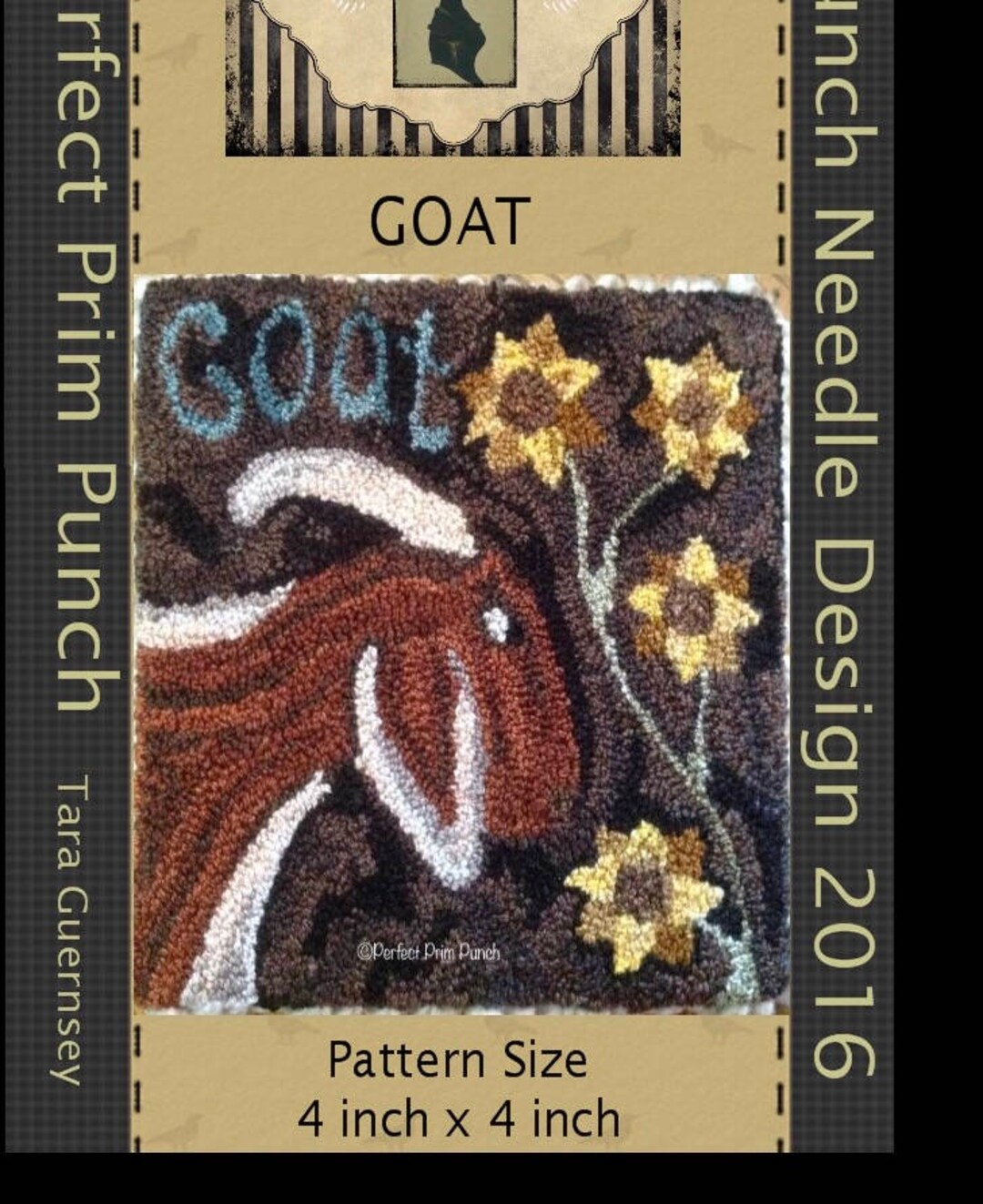 E-pattern Instant! Goat. Perfect Prim Punch 2016 Design. Kid Billy Ram ...