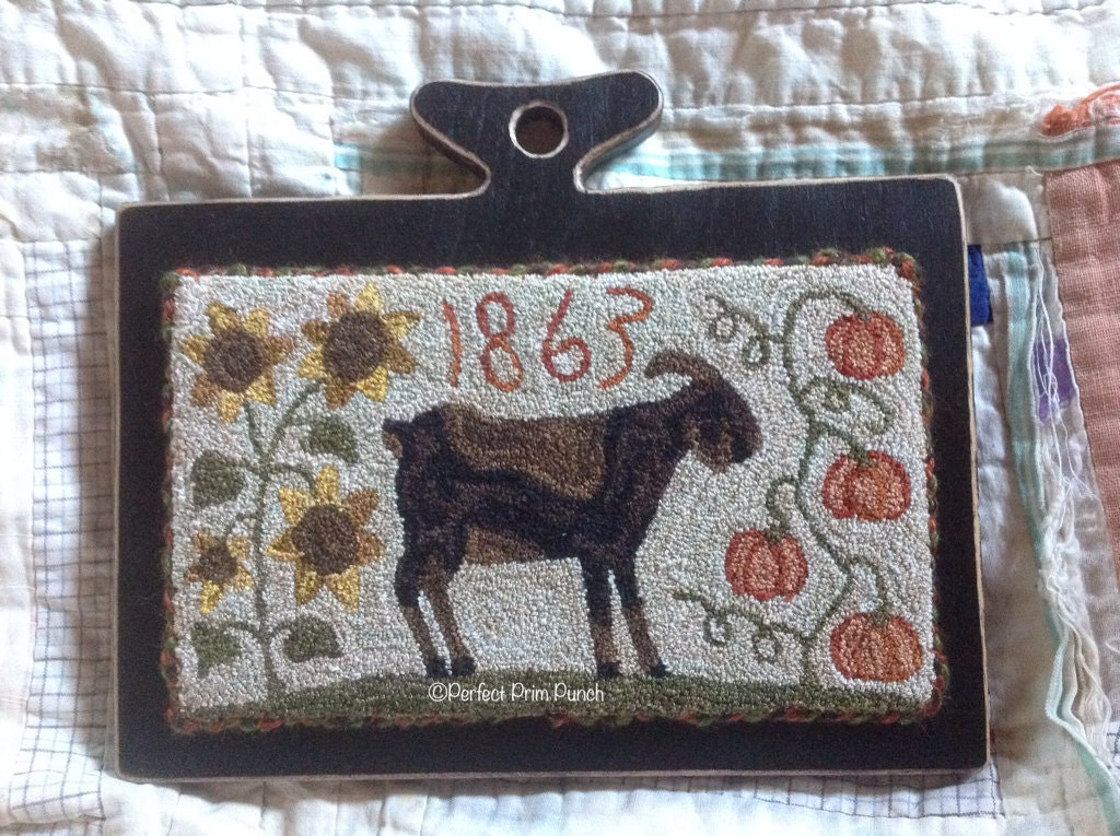 E-pattern Instant 1863 Goat. Perfect Prim Punch 2016 Design. | Etsy