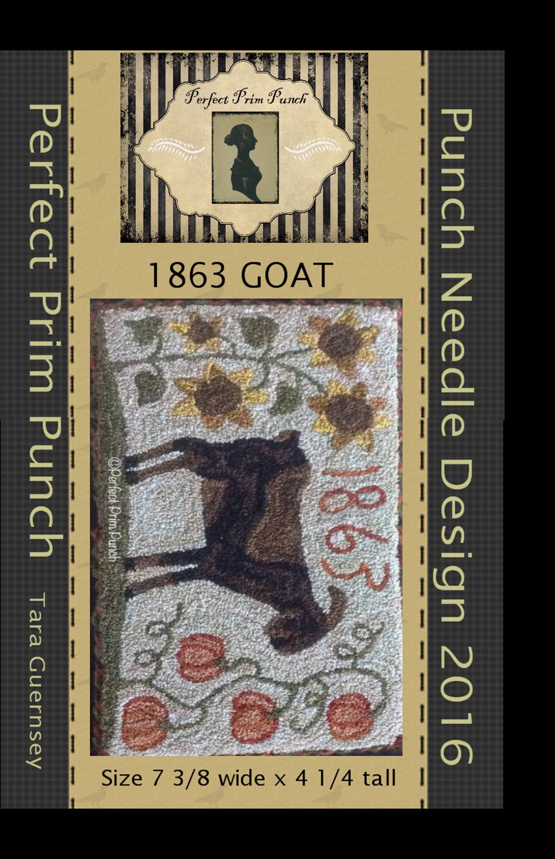 E-pattern Instant 1863 Goat. Perfect Prim Punch 2016 Design. | Etsy