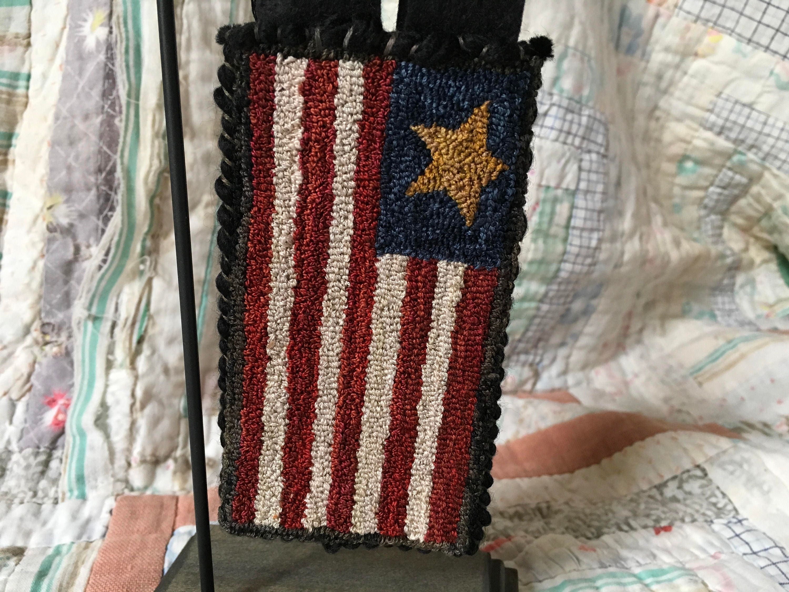 E-pattern Instant Forever Flags. 2 in 1 Punch Needle American - Etsy