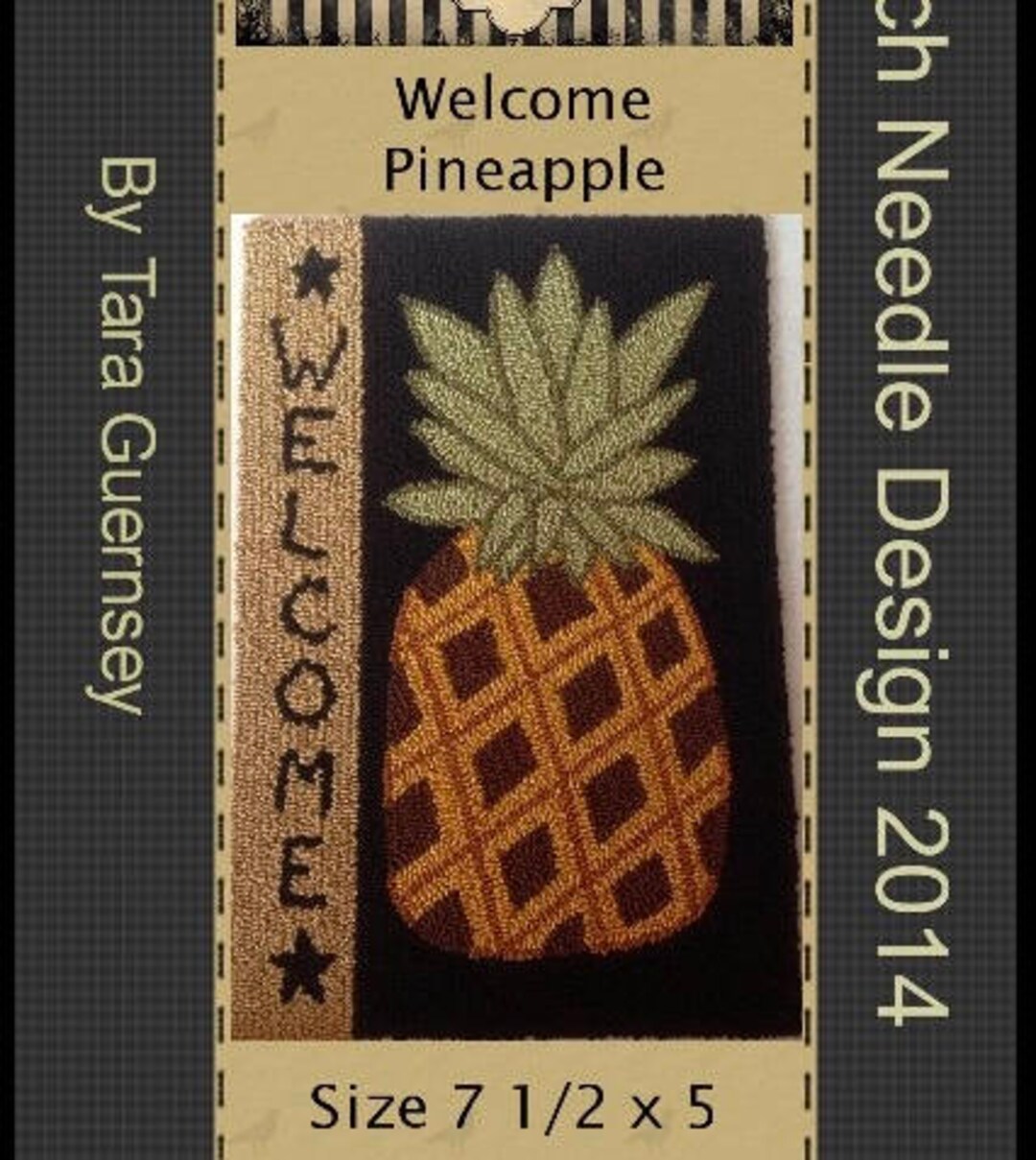 Instant Digital E-pattern! Punch Needle Pineapple Welcome Sign ...