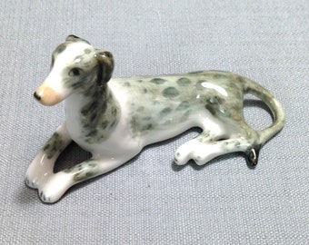 Ceramic greyhound | Etsy