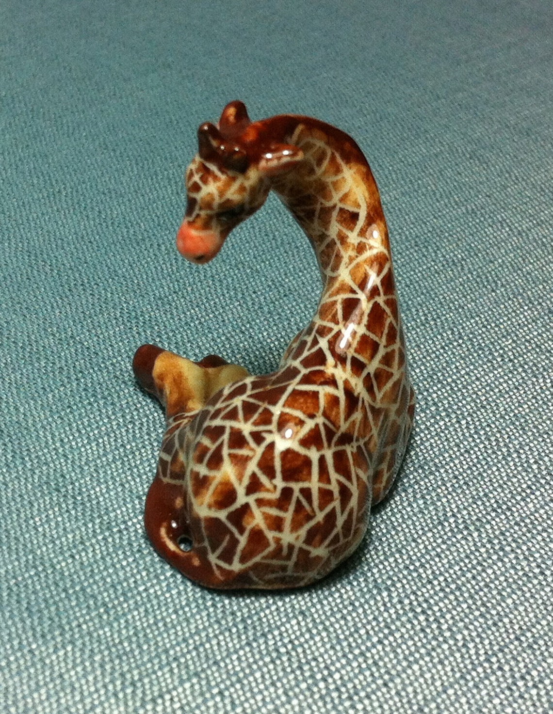 Miniature Ceramic Giraffe Africa Animal Cute Little Funny Tiny | Etsy