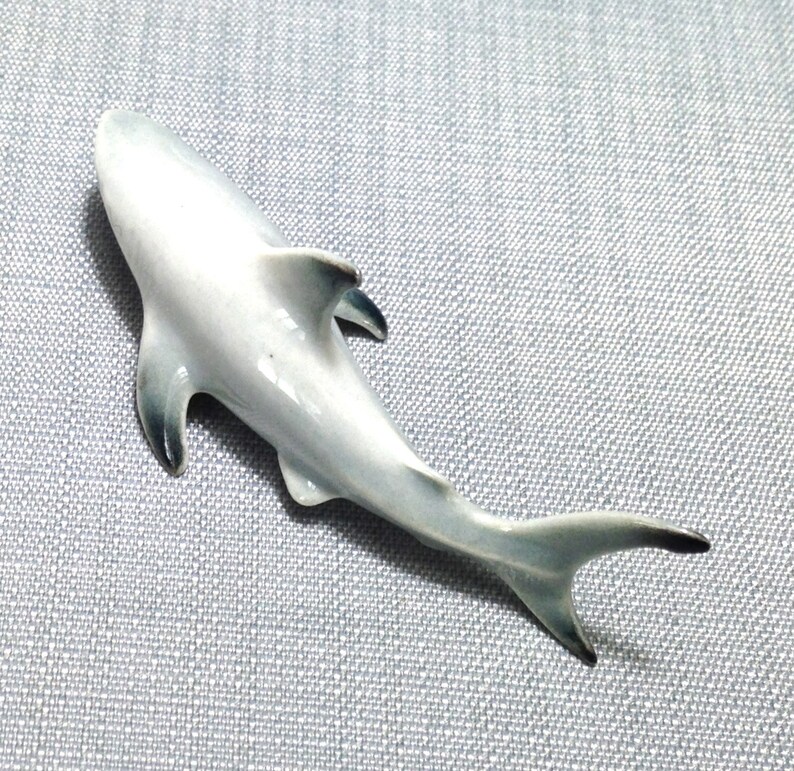 Miniature Ceramic Shark Sea Fish Animal Cute Little Tiny Small - Etsy