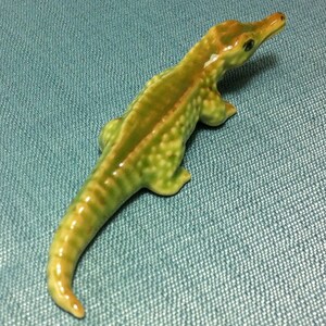 Miniature Ceramic Crocodile Alligator Reptile Animal Cute | Etsy