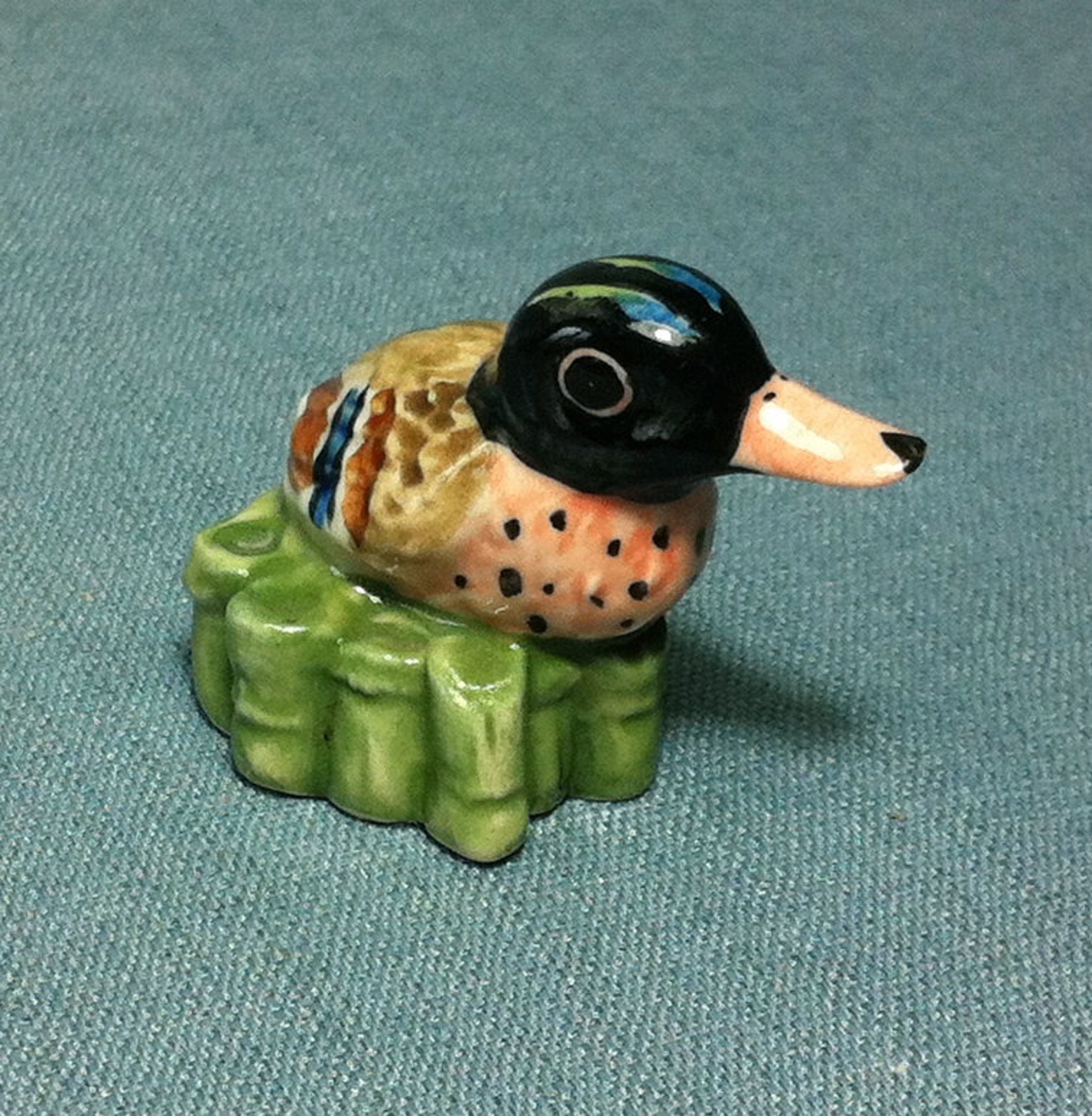 Miniature Ceramic Duck Bird Animal Cute Little Tiny Baby Small | Etsy