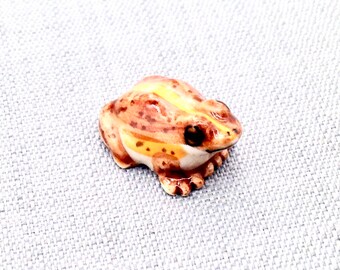Miniature Ceramic Frog Toad Mini Baby Reptile Animal Cute - Etsy