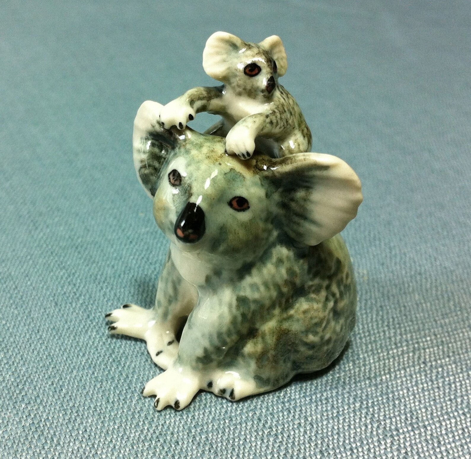 Miniature Ceramic Koalas Koala Bear Family Australia Animal - Etsy