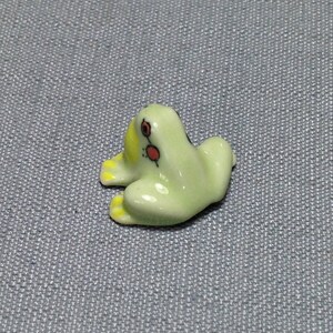 Miniature Ceramic Frog Toad Mini Baby Reptile Animal Little Pastel ...