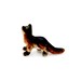 Miniature Ceramic Fox Animal Forest Cute Little Tiny Small Brown White ...
