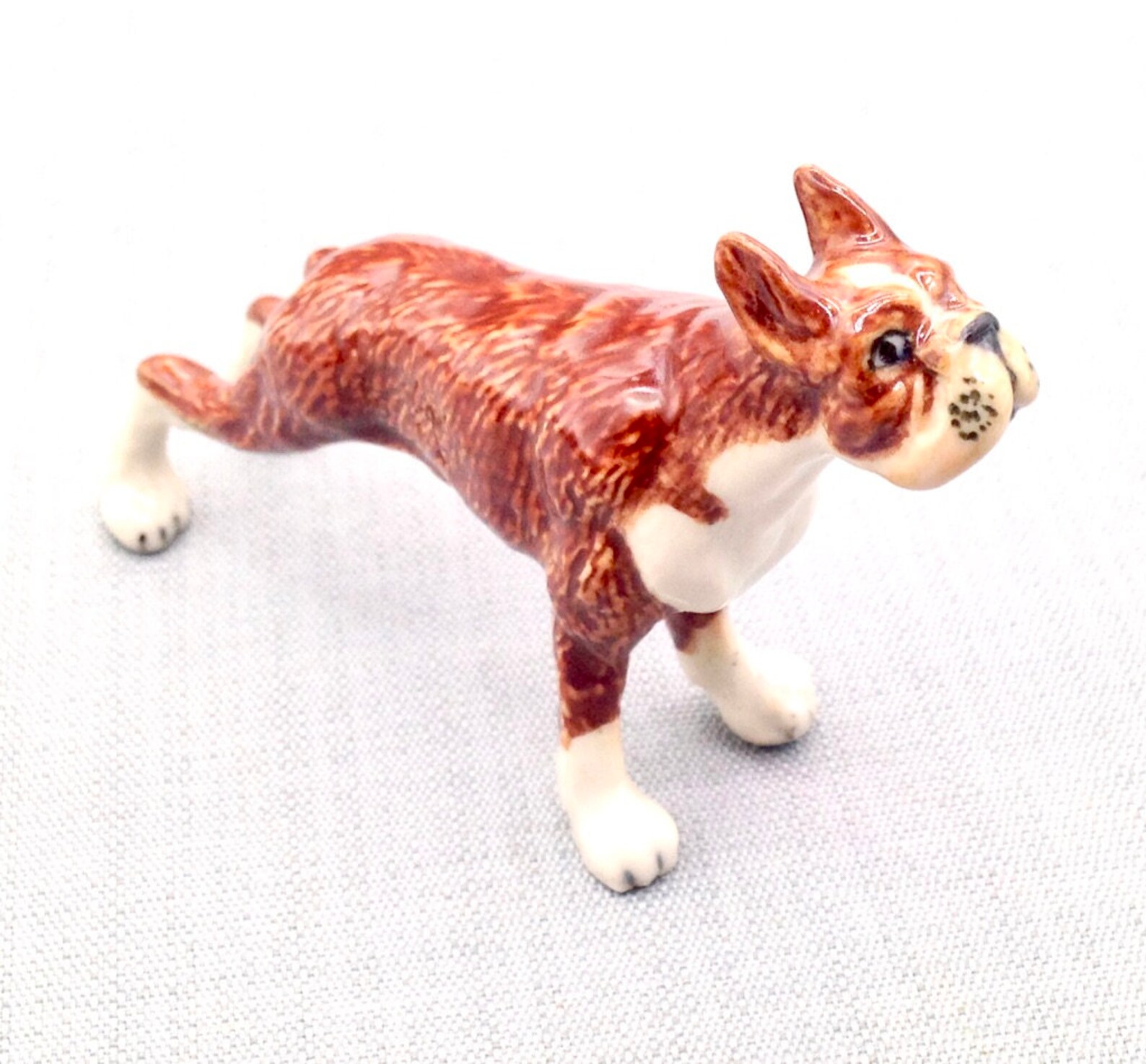 Miniature Ceramic American Boxer USA Dog Animal Cute Little - Etsy