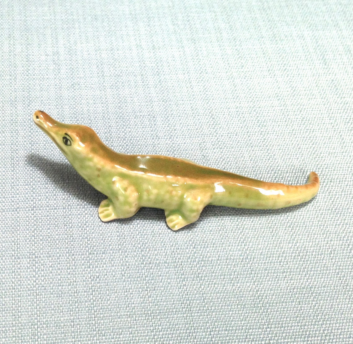 Miniature Ceramic Crocodile Alligator Reptile Animal Cute - Etsy
