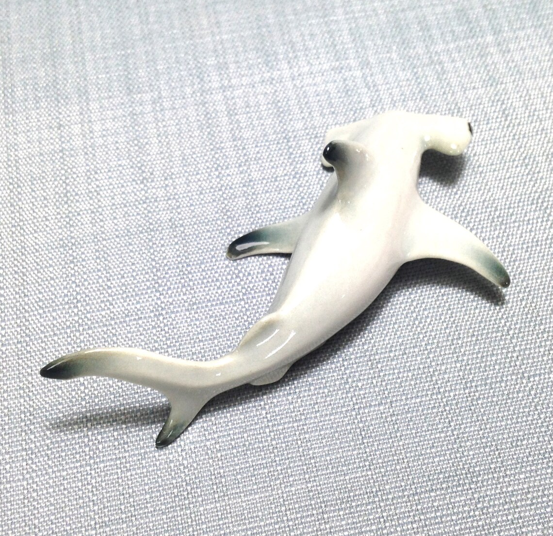 Miniature Ceramic Hammerhead Shark Fish Sea Animal Cute Little - Etsy