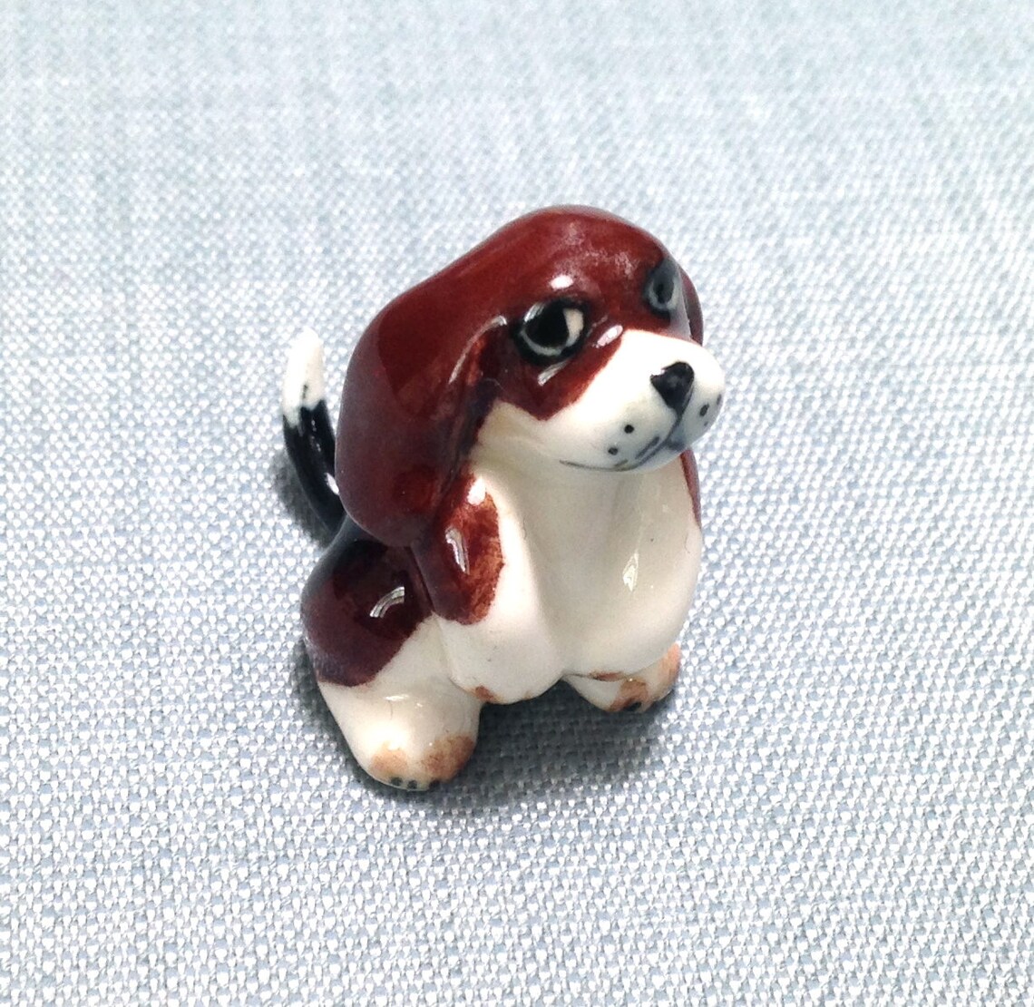 Miniature Ceramic Beagle Dog Animal Cute Little Tiny Small - Etsy