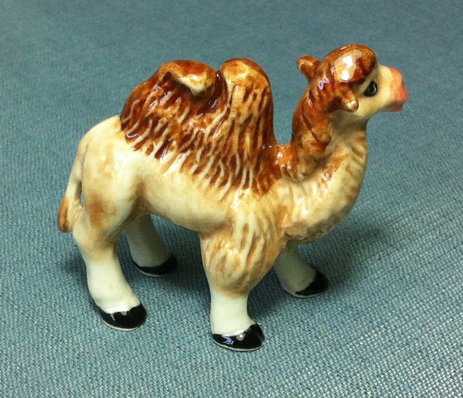 Miniature Ceramic Desert Camel Animal Cute Little Tiny Small - Etsy