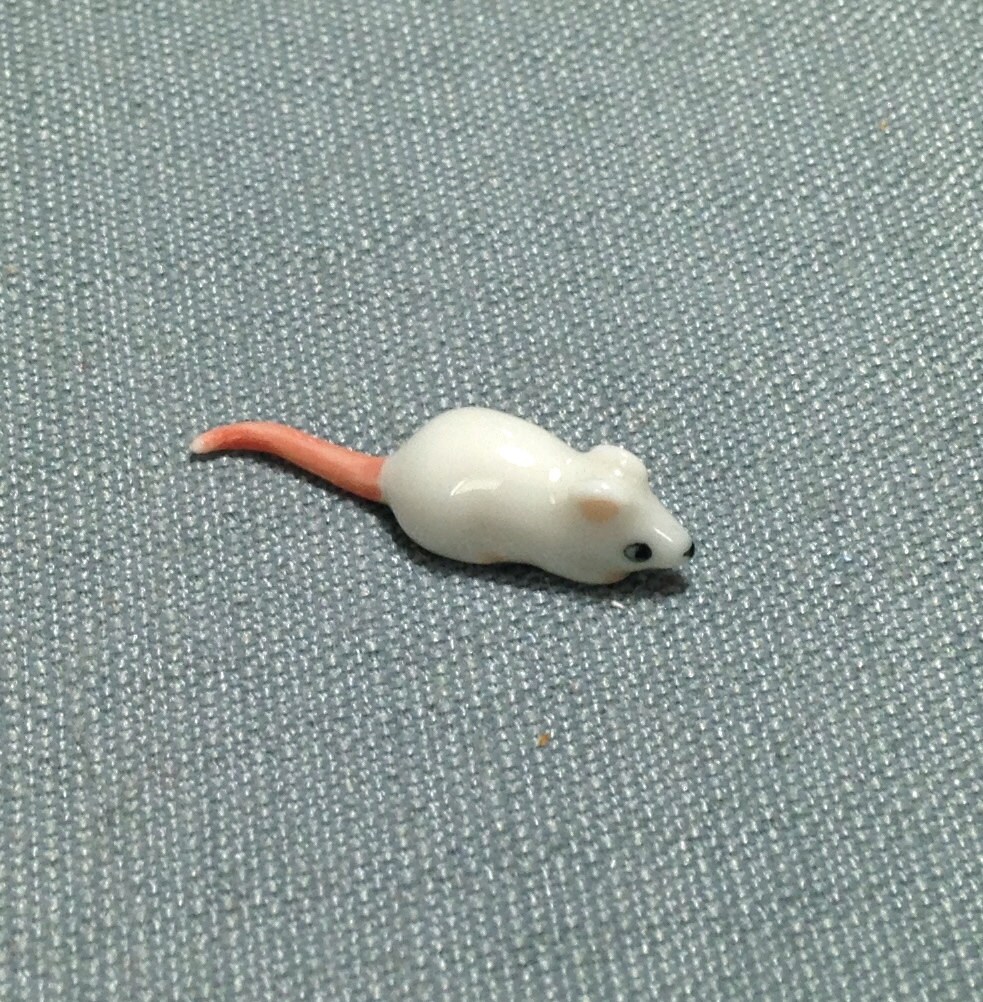 Miniature Ceramic Rat Mouse Animal Cute Little Tiny Small - Etsy
