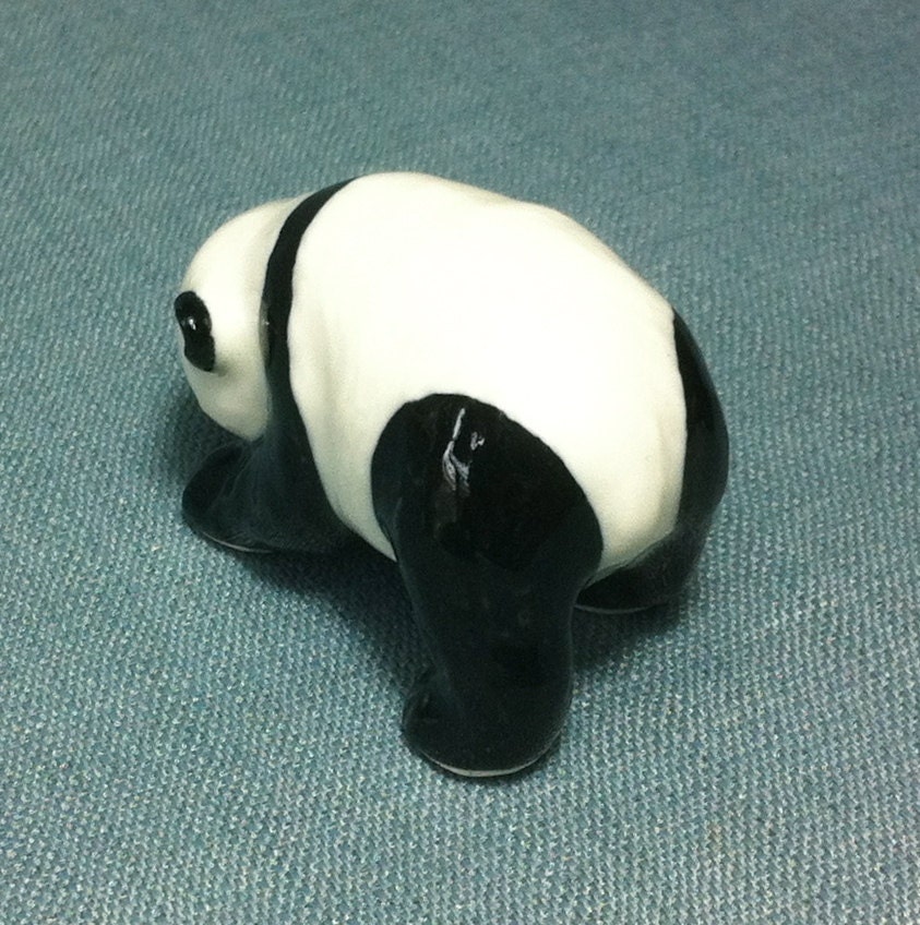Miniature Ceramic Panda Bear Animal Cute Little Tiny Small - Etsy