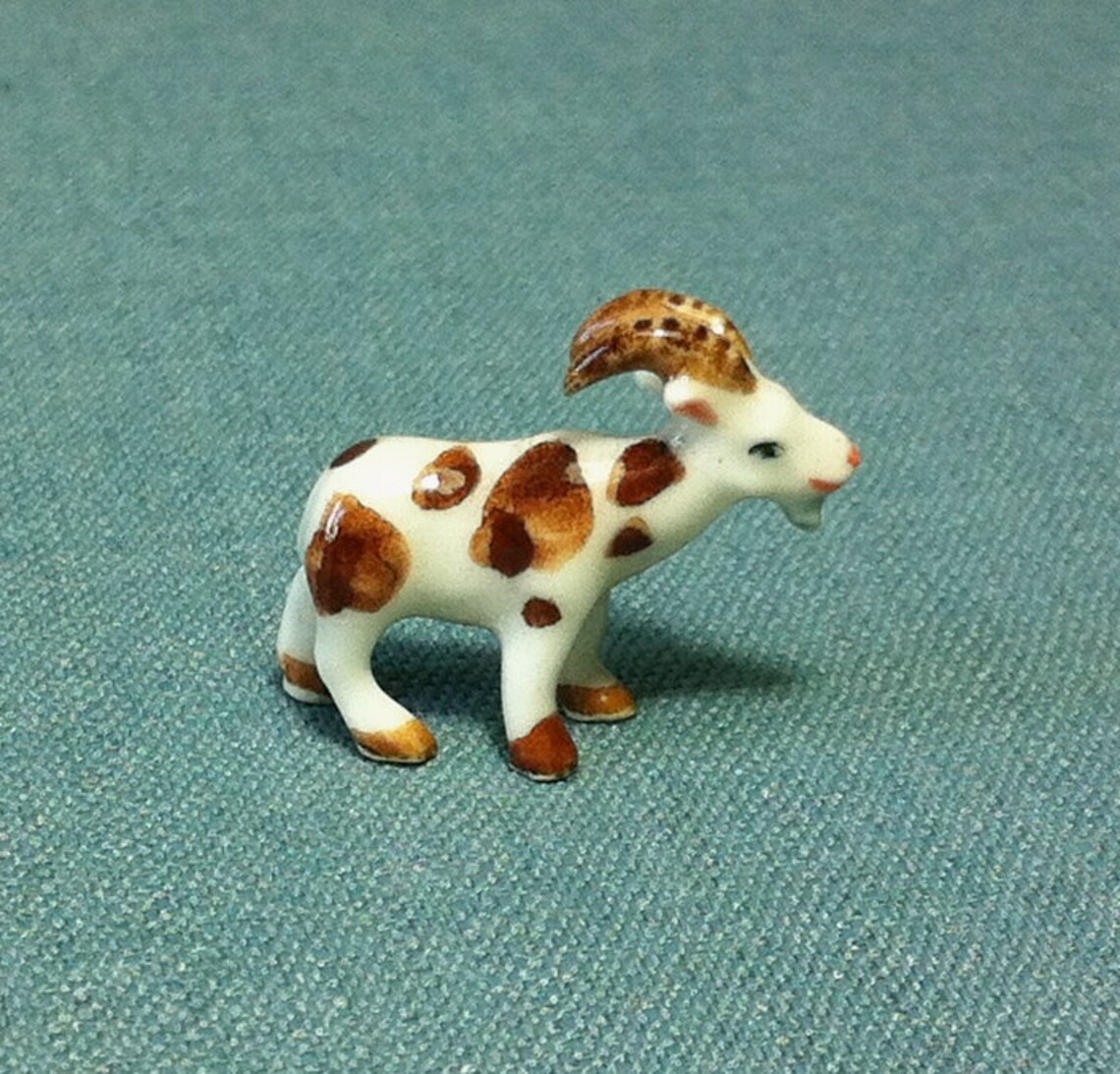 Miniature Ceramic Goat Funny Farm Animal Cute Little Tiny - Etsy