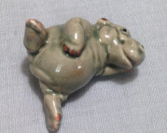 Ceramic Miniature Hippopotamus | Etsy