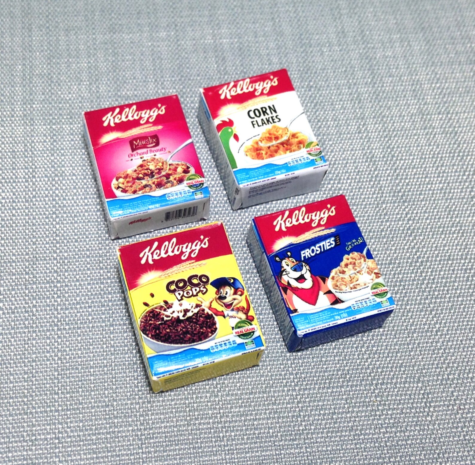 4 Miniature Dollhouse Corn Flakes Boxes Packs Packets | Etsy