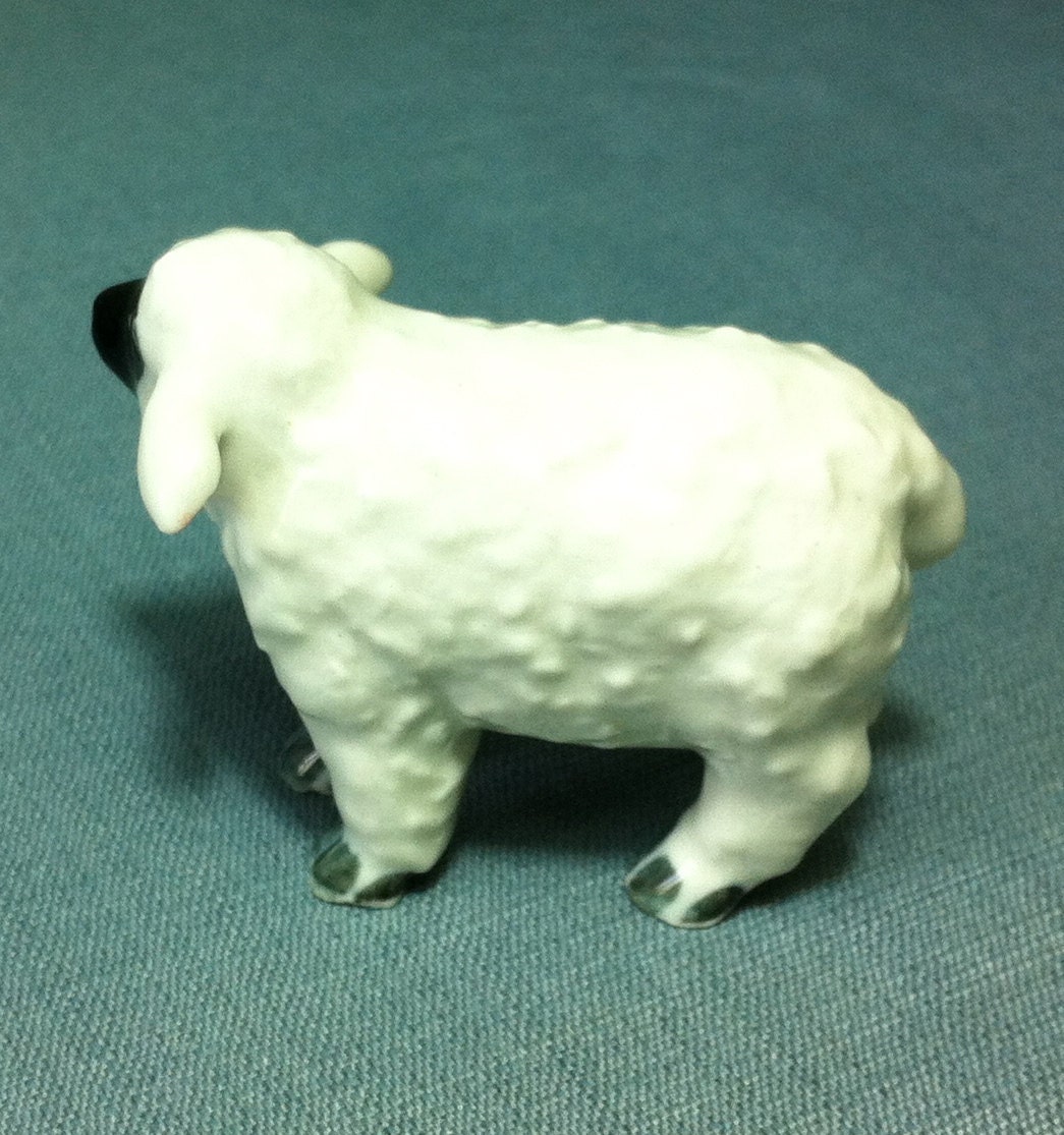 Miniature Ceramic Sheep Funny Farm Animal Cute Little Tiny - Etsy